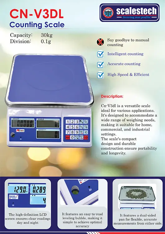 CN-V3DL High-Precision Counting Scale | Digital Tabletop Counting